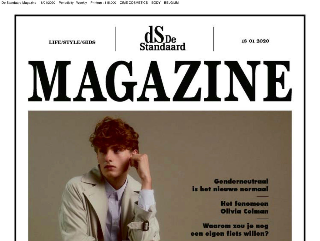 De Standaard Magazine – CÎME Skincare